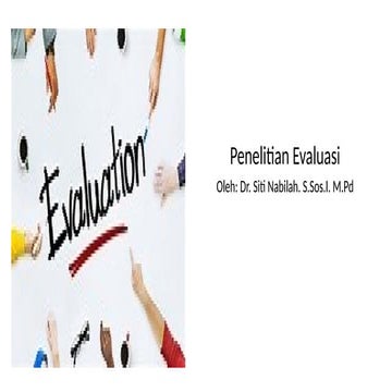 model evaluasi program cipp oleh stufflebeam | PDF
