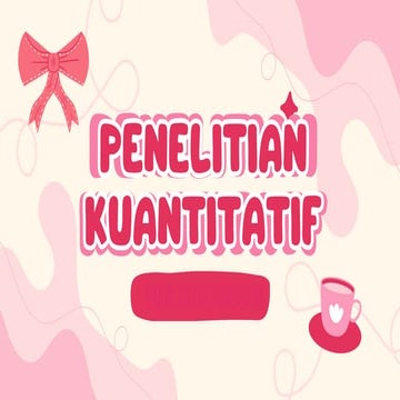 Penelitian Kuantitatif Pada Pembelajaran Matematika Pdf