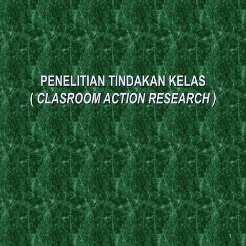 Penelitian tindakan kelas | PPT