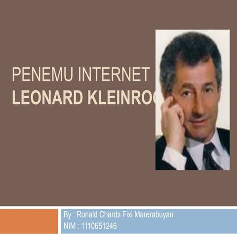 Penemu internet | PPTX