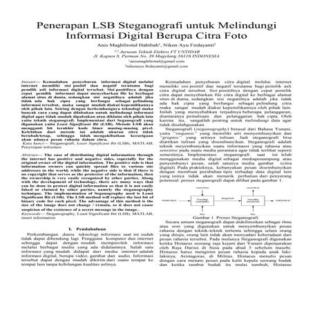 Penerapan lsb steganografi untuk melindungi informasi digital berupa ...