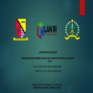 PENERAPAN MEDIA PEMBELAJARAN PADA PESERTA DIDIK MELALUI MEDIA QUIZIZZ ...