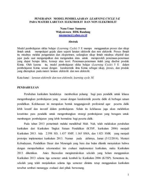 Nana Umar Sumarna, Bdk bandung