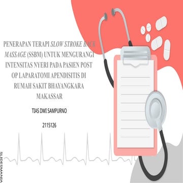PENERAPAN TERAPI SLOW STROKE BACK MASSAGE (SSBM.pptx
