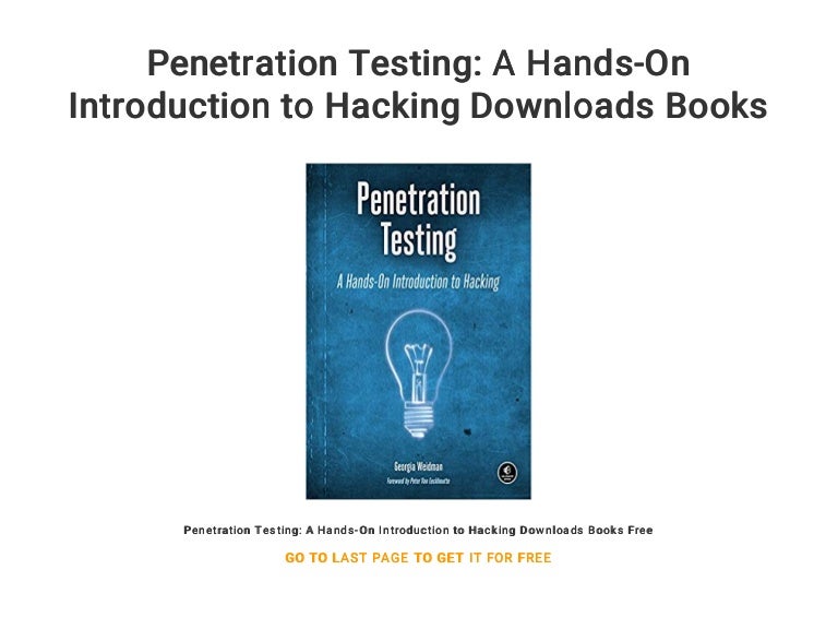 Penetration Testing A Hands On Introduction To Hacking Downloads Boo…