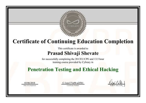 Penetration Testing And Ethical Hacking Ppt