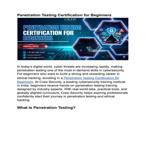 Penetration Testing Certification for Beginners.pdf