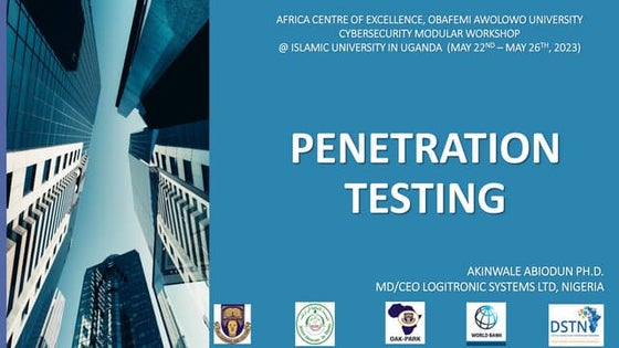 Introduction to penetration testing | PPTX