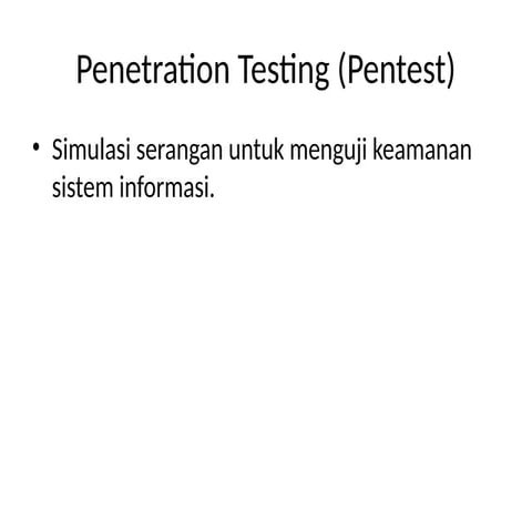 Penetration_Testing_Pentest Metasploit, Burp Suite, Nmap, Nessus, OWASP ...