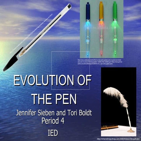 Pen evolution | PPT