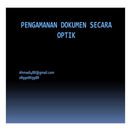Pengamanan kertas dokumen | PPT