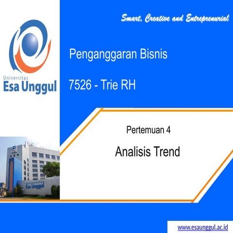 Penganggaran Bisnis Pertemuan 4_ Analisis Trend ppt model esgul.pptx