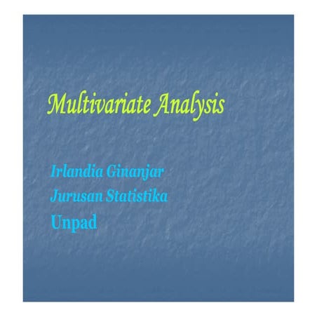 Pengantar analisis-multivariat | PDF
