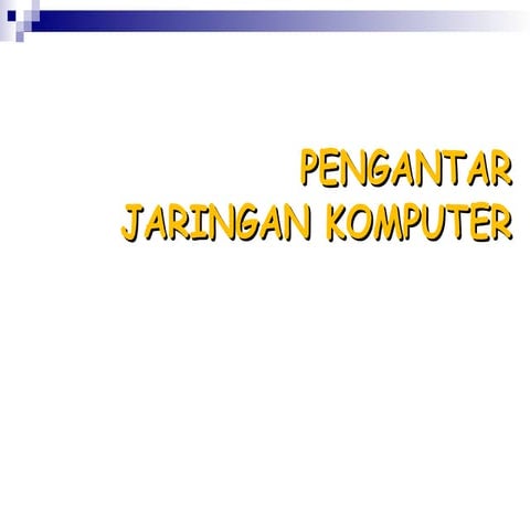 Pengantar jarkom-1-6 | PPT