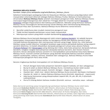 Bahasa Melayu Klasik Stpm Sem 1 Pptx