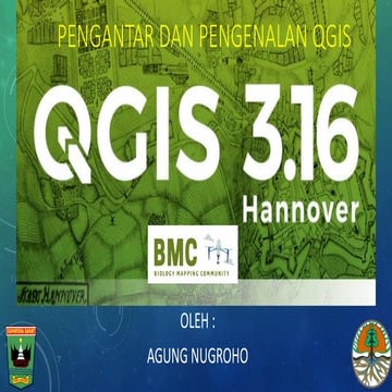 PENGANTAR DAN PENGENALAN QGIS open sources | PDF