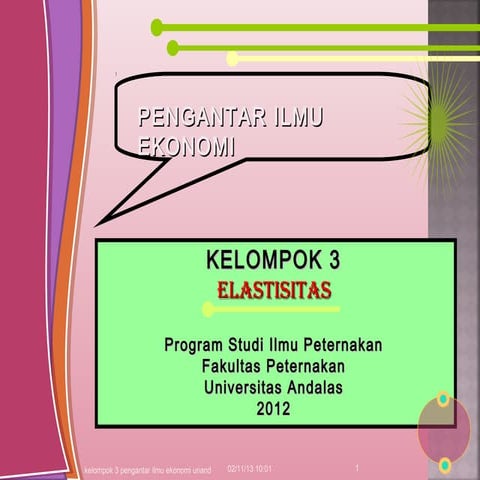elastisitas | PPT