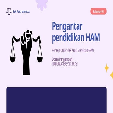 PERTEMUAN PERTAMA Pengantar pendidikan HAM.pptx