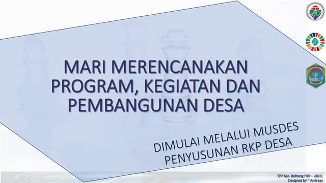 TAHAPAN PENYUSUNAN RKPDESA TAHUN 2025.pptx