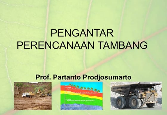 Disposal Pertambangan | DOCX