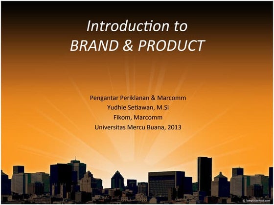[Presentasi] Branding & Personal Branding | PPT
