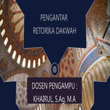 pengantar retorika dakwah sekolah tinggi ilmu tarbiyah sibolga.pptx