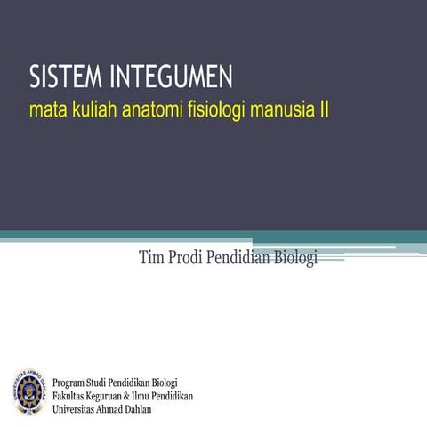 Sistem Integumen | PPTX