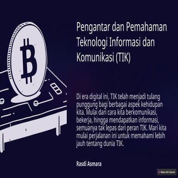 Pengantar TIK.pptxPengantar TIK.Pengantar TIK. | PPTX