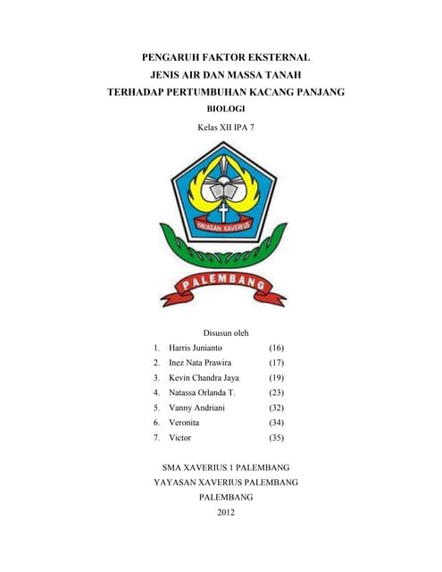 Laporan Praktikum Biologi Pertumbuhan Dan Perkembangan