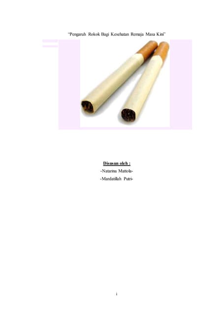 Bahaya Rokok Bagi Kesehatan dan Dampaknya.pptx