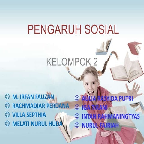 Menerima dan Memahami Orang Lain (Pengaruh Sosial) Psikologi Sosial | PPTX