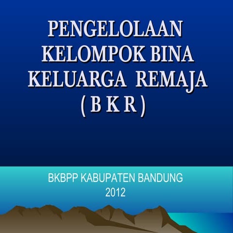 Pengelolaan bkr | PPT