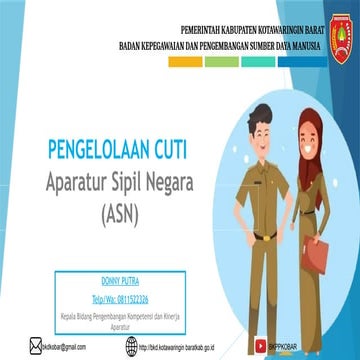 PENGELOLAAN CUTI YANG BAIK DAN SESUAI ASN | PPTX
