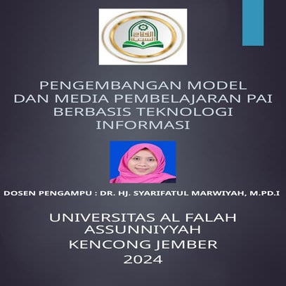 Pengembangan Model & Media Pembelajaran PAI (RPP dan Video ...