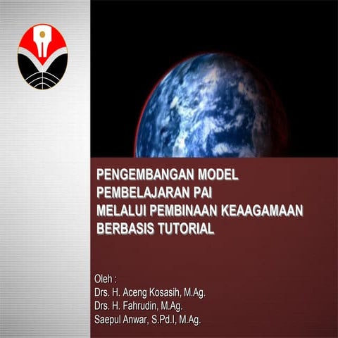 Pengembangan model pembelajaran_pai_berbasis_tutorial | PDF