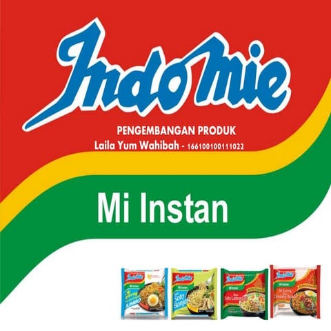 Pengembangan produk indomie | PPTX