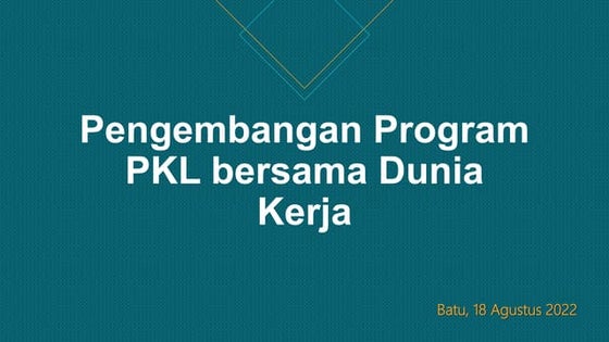 Program kerja pkl | PDF