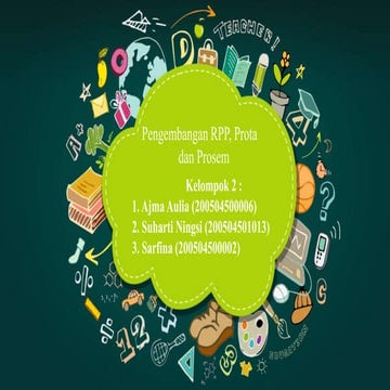 Pengembangan RPP, Prota, dan Prosem.pptx