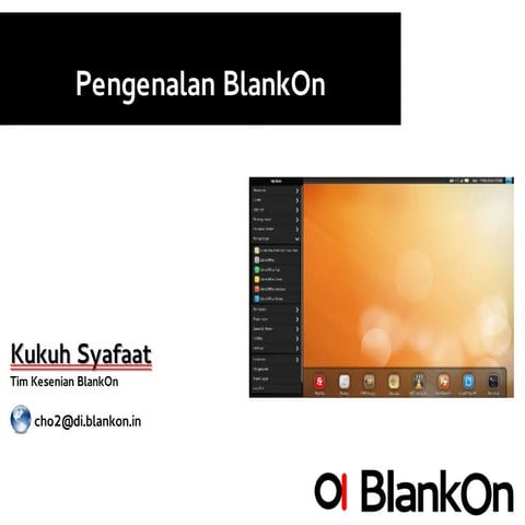 Pengenalan BlankOn | PDF