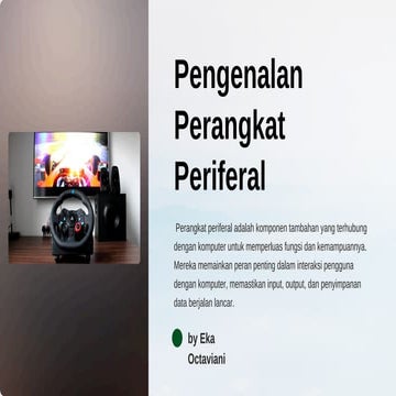 Pengenalan-Perangkat-Periferal Komputer. | PPT
