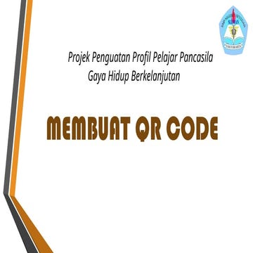 Pengenalan QR Code untuk pemulaaaaaaaaaaa | PPT