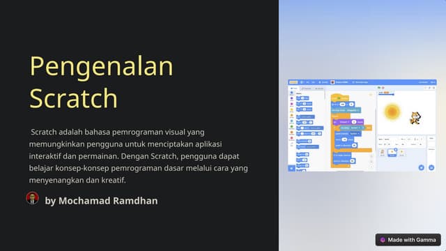 1. pengenalan scratch | PPTX