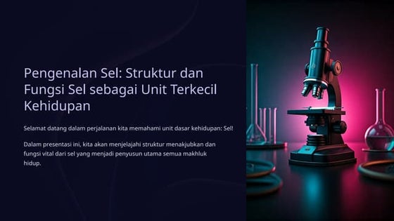 PPT - Sel dan Mikroskop Materi IPA Kelas 8.pptx