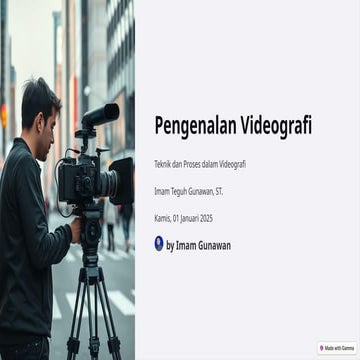 Pengenalan Videografi mulai dari apa video grafi.pptx