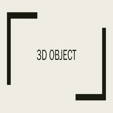 Pengenalan 3D, mengenal desain 3D dari dasar | PPT