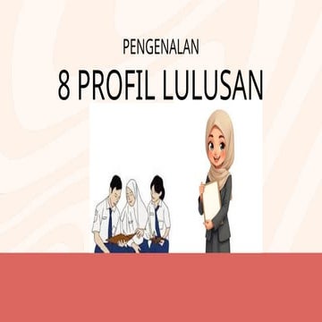 Dimensi Profil Lulusan ada delapan wajib | PPTX