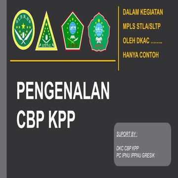 PENGENALAN CBP KPP UNTUK UMUM DAN PELAJAR | PPTX