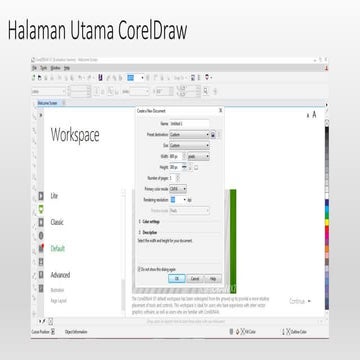 Pengenalan Corel Draw dan tata cara penggunaannya | PPTX