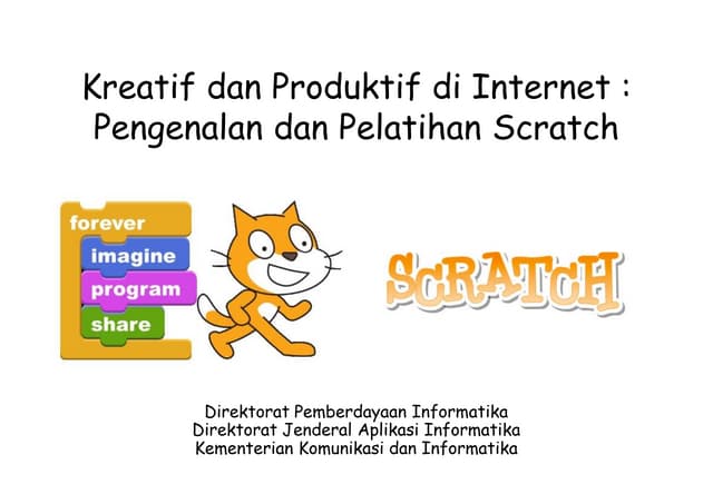Modul pelatihan coding scratch level 1 | PDF