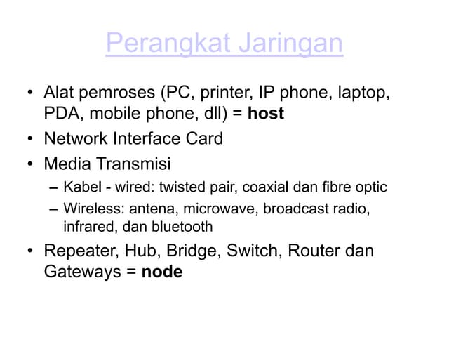 Osi layer dan fungsinya | PPTX